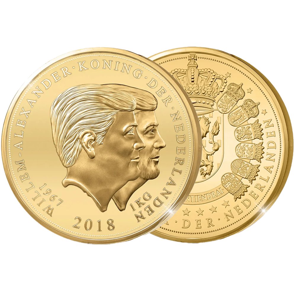 “10 Jaar Koning Willem-Alexander” 1 Kilo Herdenkingsuitgifte