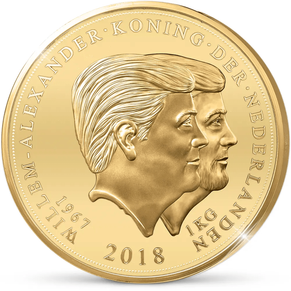 “10 Jaar Koning Willem-Alexander” 1 Kilo Herdenkingsuitgifte
