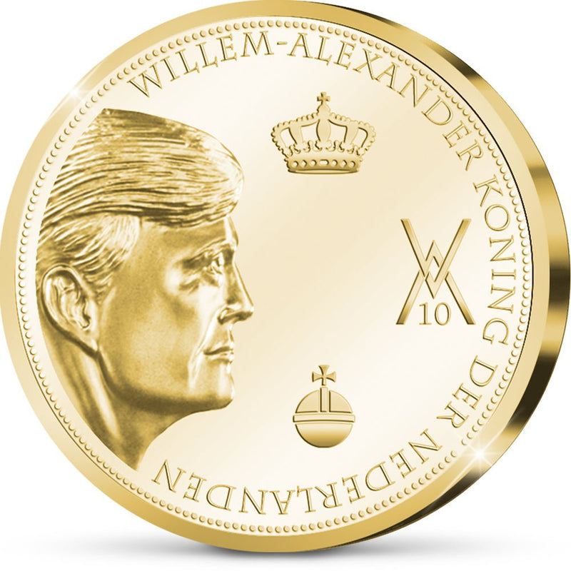 De Officiële “10 Jaar Koning Willem-Alexander” Herdenkingsuitgifte van